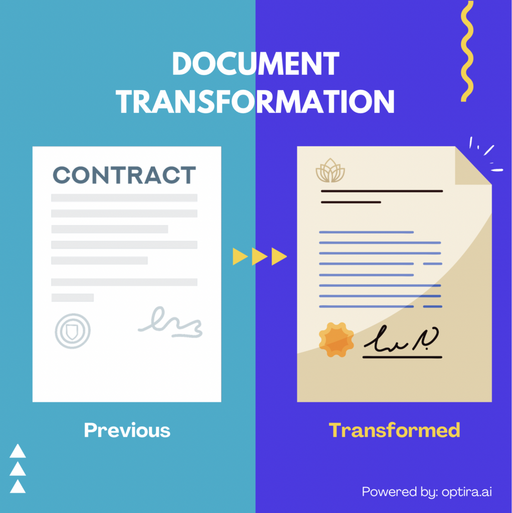 Optira's Document Transformation Feature
