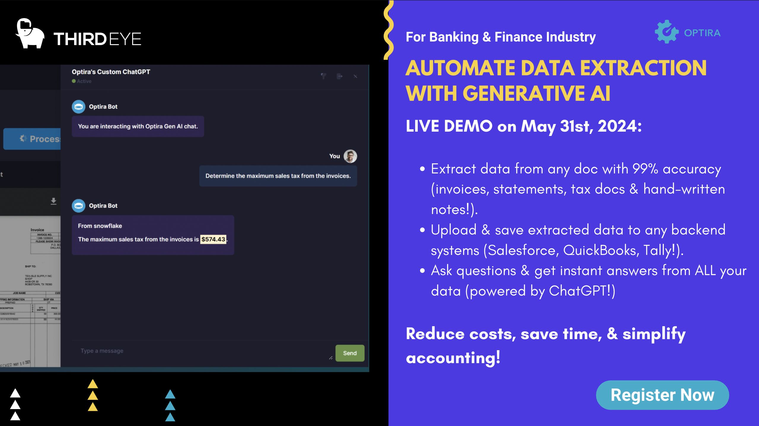 Live Demo - Automated Data Extraction with GenAI | 31st May'24 Live Demo - Automated Data Extraction with GenAI | 31st May'24