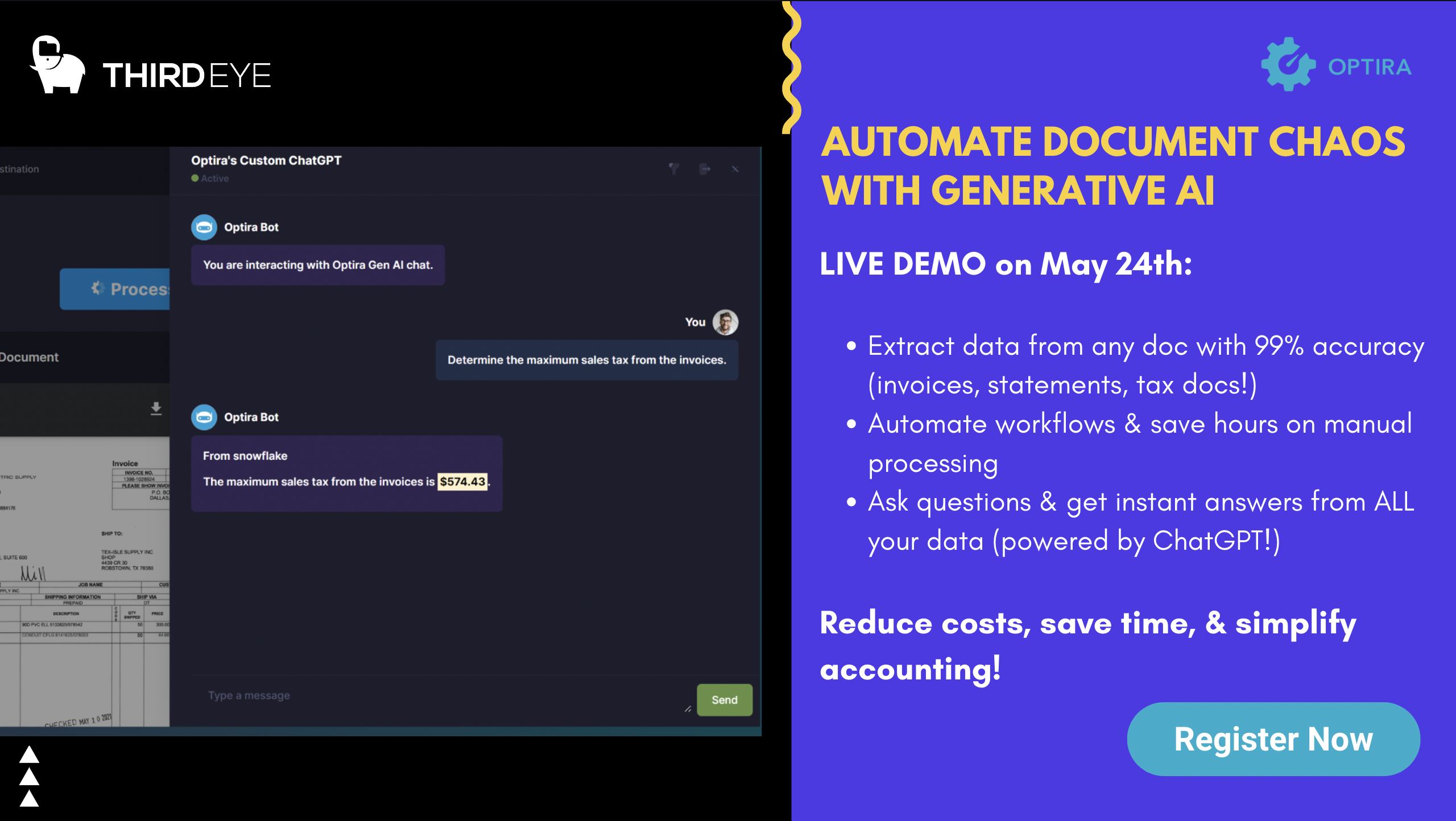 Live Demo - Automated Data Extraction with AI and ChatGPT Live Demo - Automated Data Extraction with AI and ChatGPT